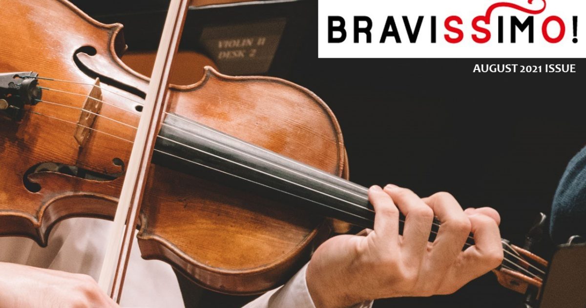 Bravissimo! August 2021 | Singapore Symphony Orchestra