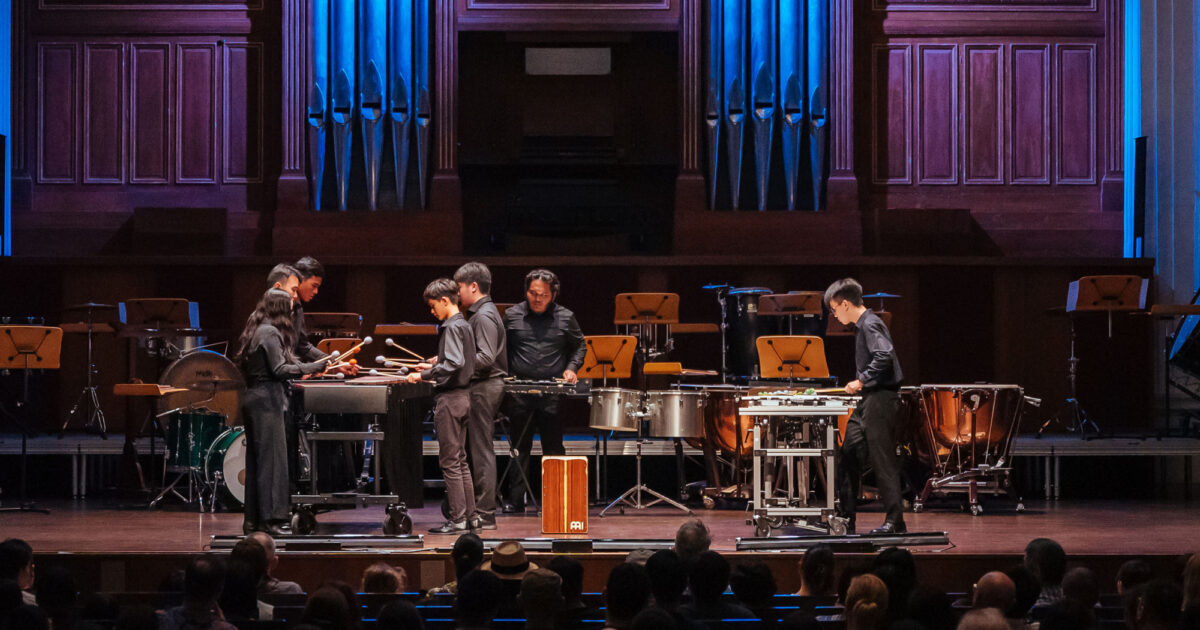 SNYO Percussion Ensemble: As One | Singapore Symphony Orchestra